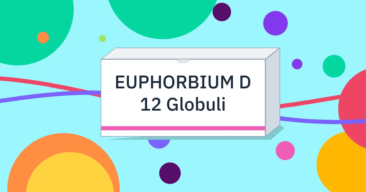 Symbolbild: Packung mit der Aufschrift EUPHORBIUM D 12 Globuli (PZN 04216501) – Verfügbarkeit und Bezug in Apotheken in Frankfurt am Main