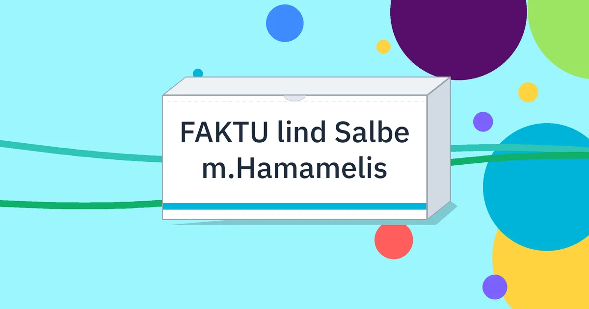 Symbolbild: Packung mit der Aufschrift FAKTU lind Salbe m.Hamamelis (PZN 01132407) – Verfügbarkeit und Bezug in Apotheken in Frankfurt am Main
