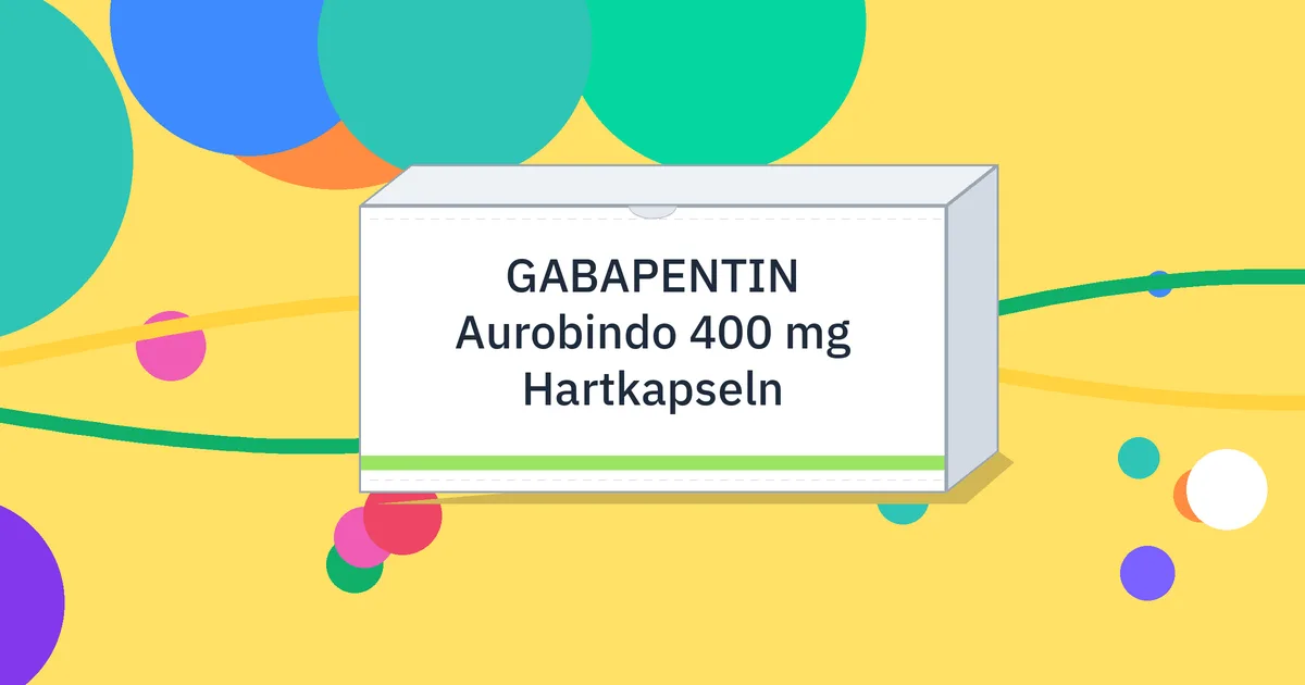 Symbolbild: Packung mit der Aufschrift GABAPENTIN Aurobindo 400 mg Hartkapseln (PZN 09103836) – Verfügbarkeit und Bezug in Apotheken in Frankfurt am Main