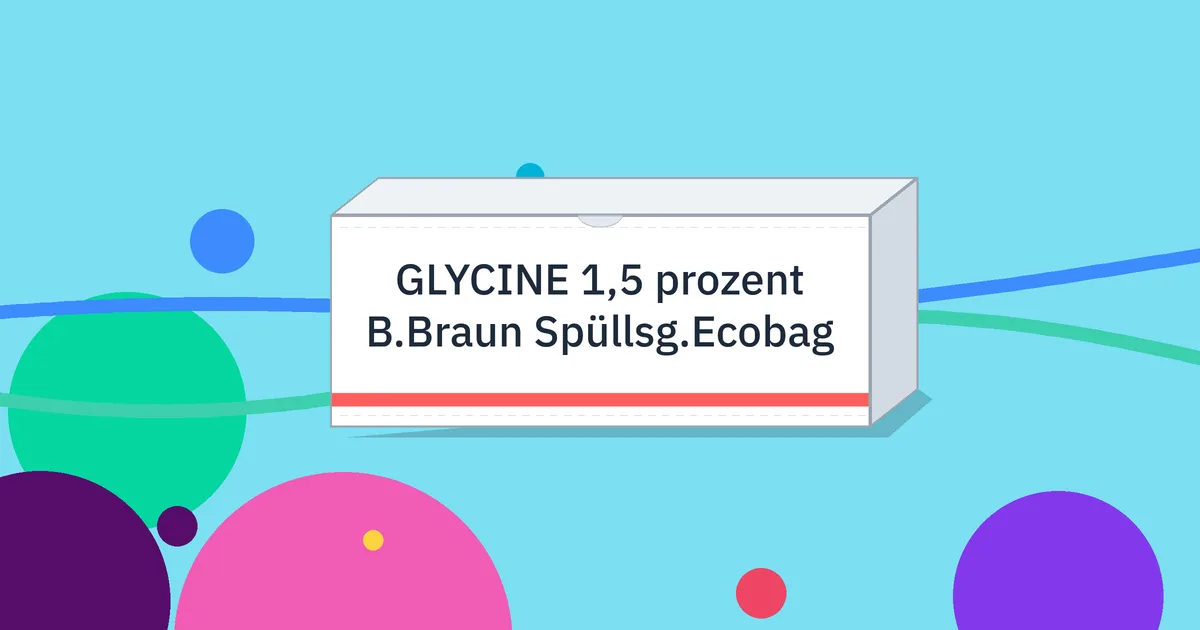 Symbolbild: Packung mit der Aufschrift GLYCINE 1,5 prozent B.Braun Spüllsg.Ecobag (PZN 19885969) – Verfügbarkeit und Bezug in Apotheken in Frankfurt am Main