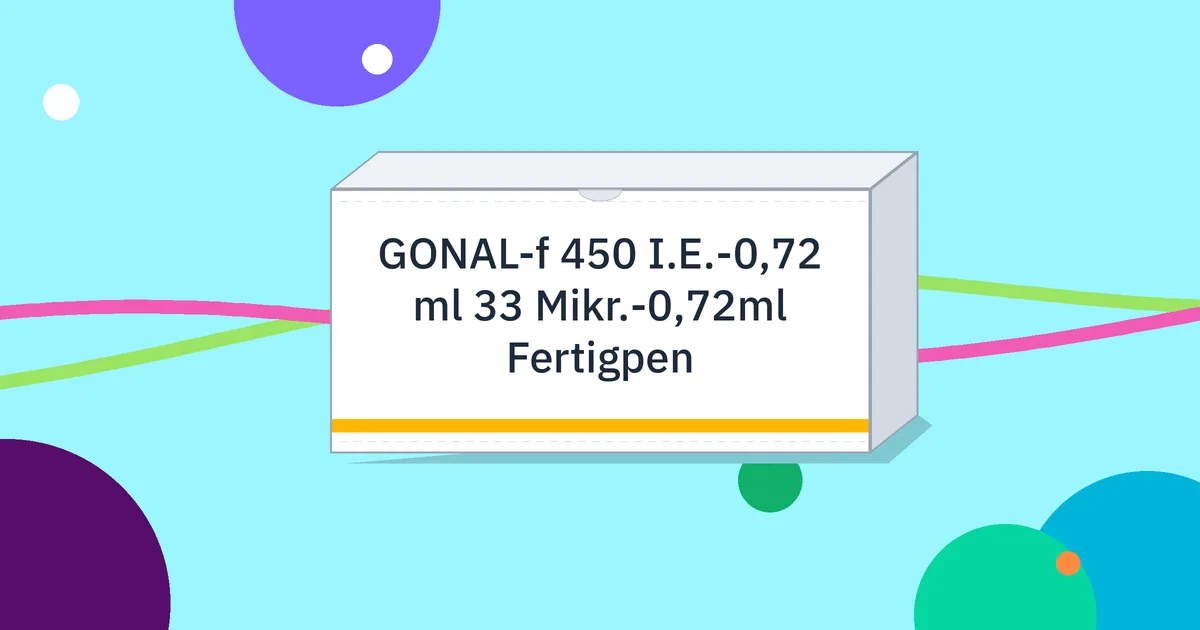 Symbolbild: Packung mit der Aufschrift GONAL-f 450 I.E.-0,72 ml 33 Mikr.-0,72ml Fertigpen (PZN 19880972) – Verfügbarkeit und Bezug in Apotheken in Frankfurt am Main