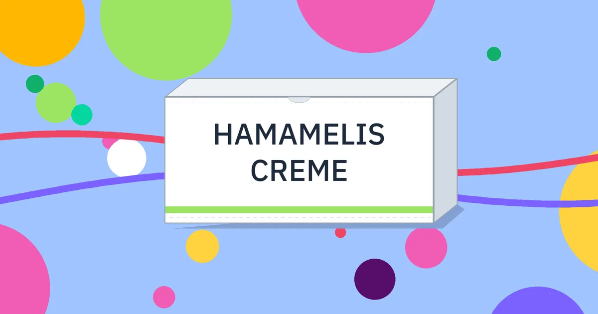 Symbolbild: Packung mit der Aufschrift HAMAMELIS CREME (PZN 04918025) – Verfügbarkeit und Bezug in Apotheken in Frankfurt am Main