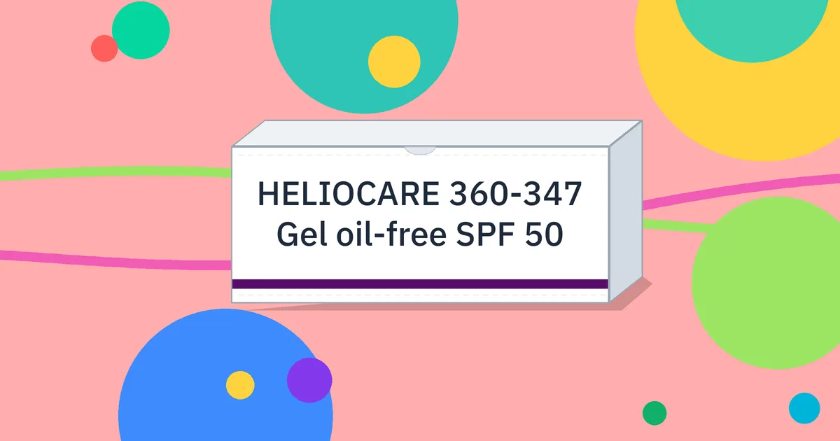Symbolbild: Packung mit der Aufschrift HELIOCARE 360-347 Gel oil-free SPF 50 (PZN 19709422) – Verfügbarkeit und Bezug in Apotheken in Frankfurt am Main