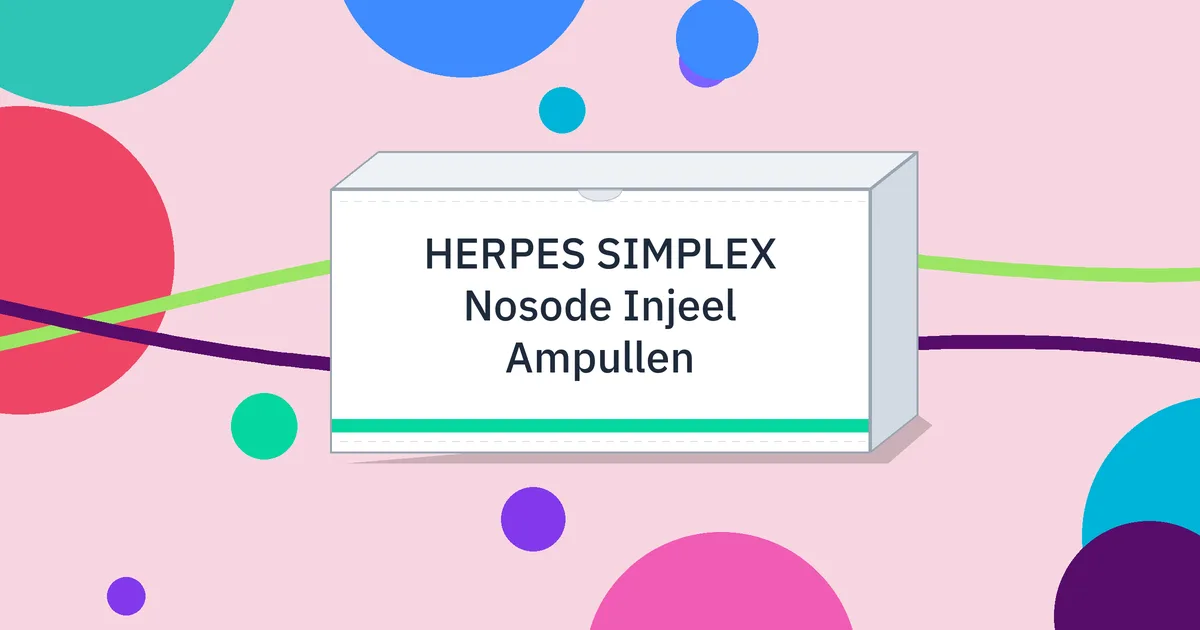 Symbolbild: Packung mit der Aufschrift HERPES SIMPLEX Nosode Injeel Ampullen (PZN 01896636) – Verfügbarkeit und Bezug in Apotheken in Frankfurt am Main