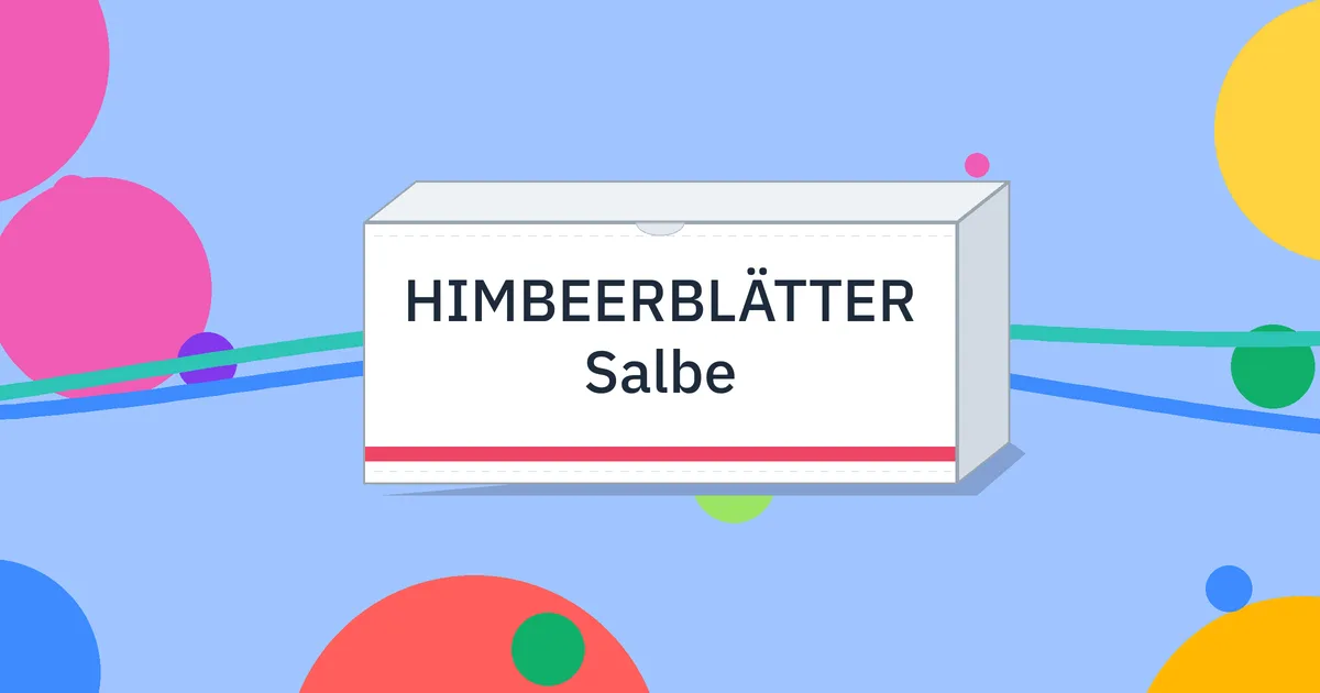 Symbolbild: Packung mit der Aufschrift HIMBEERBLÄTTER Salbe (PZN 18091486) – Verfügbarkeit und Bezug in Apotheken in Frankfurt am Main