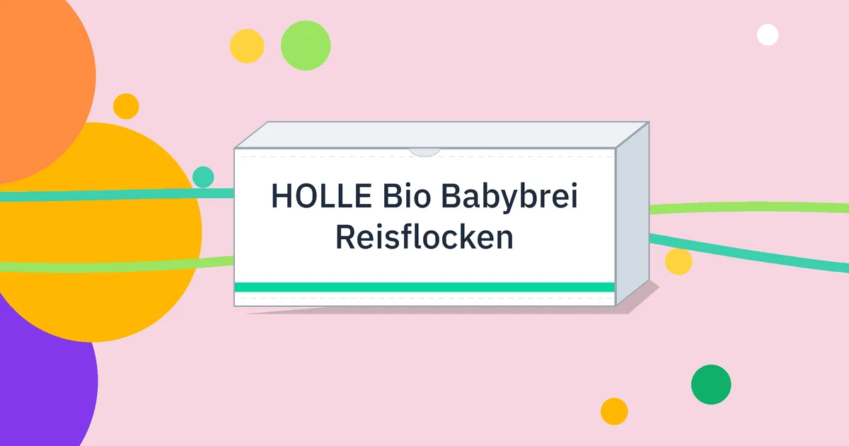 Symbolbild: Packung mit der Aufschrift HOLLE Bio Babybrei Reisflocken (PZN 02907810) – Verfügbarkeit und Bezug in Apotheken in Frankfurt am Main