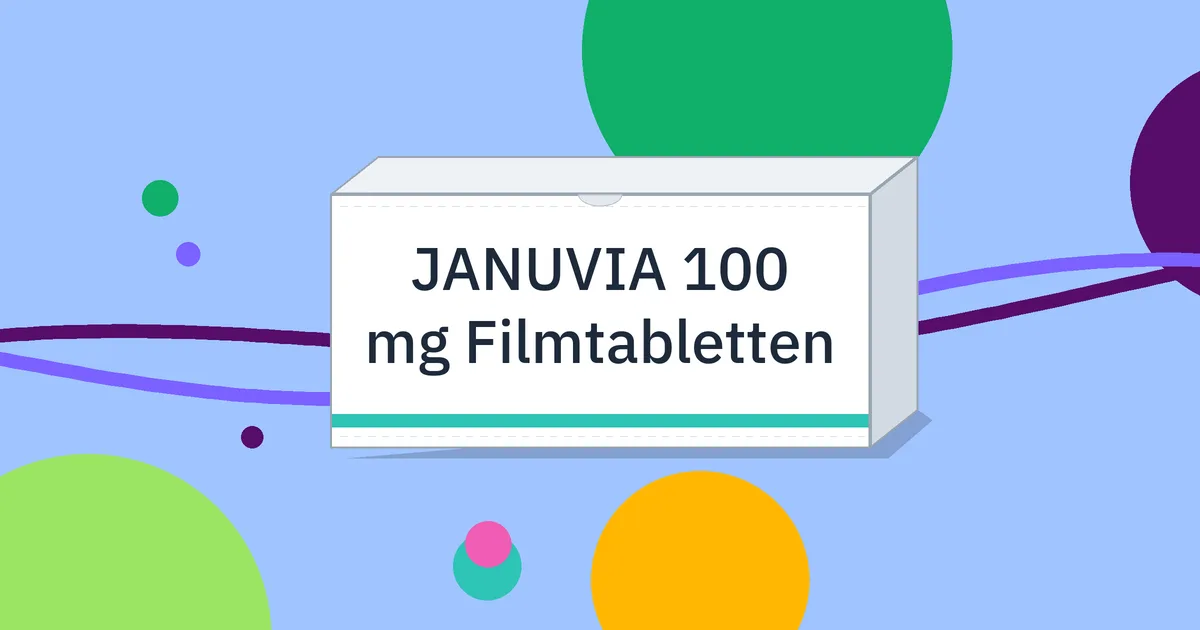 Symbolbild: Packung mit der Aufschrift JANUVIA 100 mg Filmtabletten (PZN 20011655) – Verfügbarkeit und Bezug in Apotheken in Frankfurt am Main