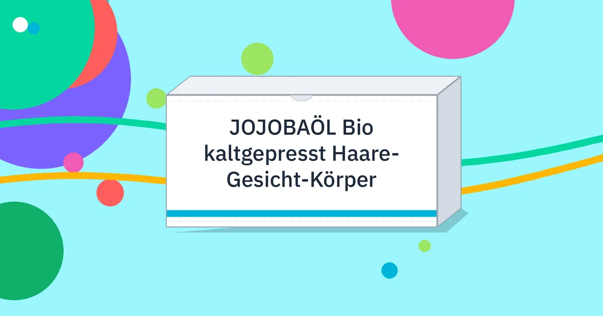 Symbolbild: Packung mit der Aufschrift JOJOBAÖL Bio kaltgepresst Haare-Gesicht-Körper (PZN 20380507) – Verfügbarkeit und Bezug in Apotheken in Frankfurt am Main