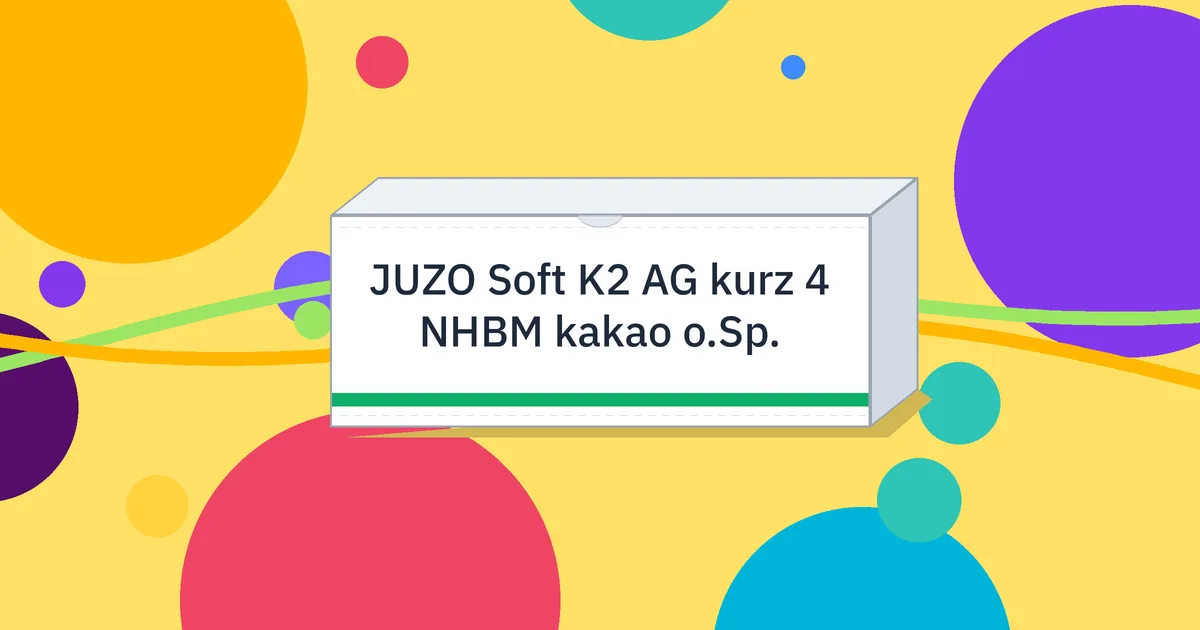Symbolbild: Packung mit der Aufschrift JUZO Soft K2 AG kurz 4 NHBM kakao o.Sp. (PZN 14998321) – Verfügbarkeit und Bezug in Apotheken in Frankfurt am Main