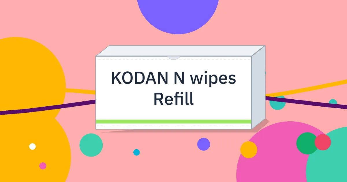 Symbolbild: Packung mit der Aufschrift KODAN N wipes Refill (PZN 14306671) – Verfügbarkeit und Bezug in Apotheken in Frankfurt am Main