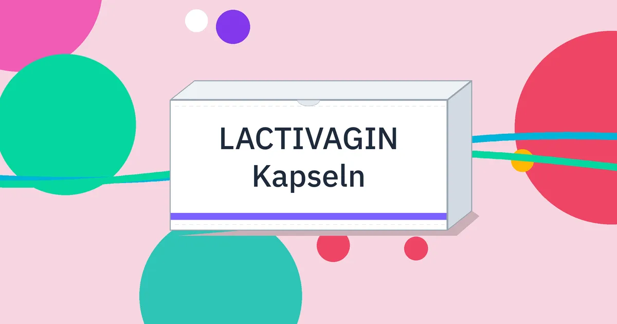 Symbolbild: Packung mit der Aufschrift LACTIVAGIN Kapseln (PZN 15569473) – Verfügbarkeit und Bezug in Apotheken in Frankfurt am Main