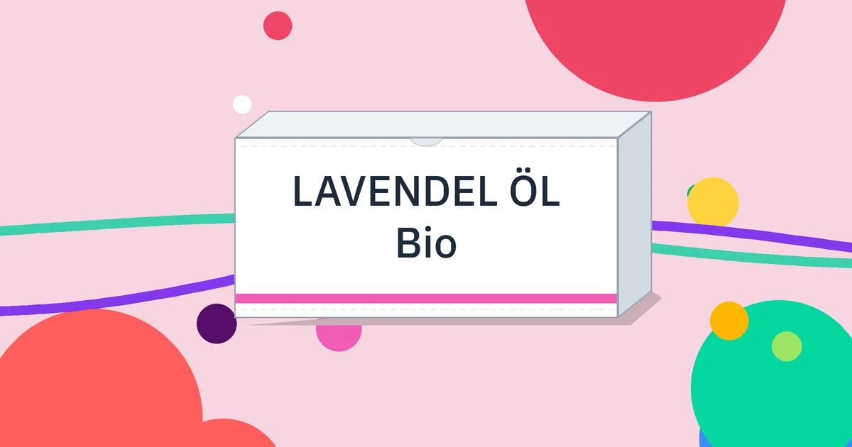 Symbolbild: Packung mit der Aufschrift LAVENDEL ÖL Bio (PZN 00826993) – Verfügbarkeit und Bezug in Apotheken in Frankfurt am Main