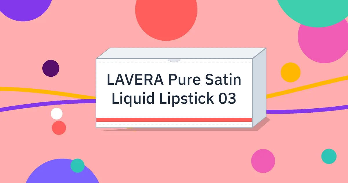 Symbolbild: Packung mit der Aufschrift LAVERA Pure Satin Liquid Lipstick 03 (PZN 19733515) – Verfügbarkeit und Bezug in Apotheken in Frankfurt am Main
