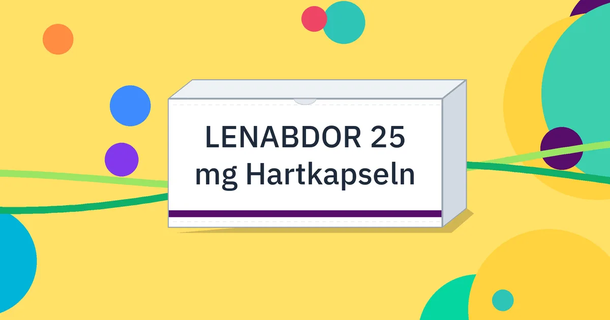Symbolbild: Packung mit der Aufschrift LENABDOR 25 mg Hartkapseln (PZN 17605581) – Verfügbarkeit und Bezug in Apotheken in Frankfurt am Main