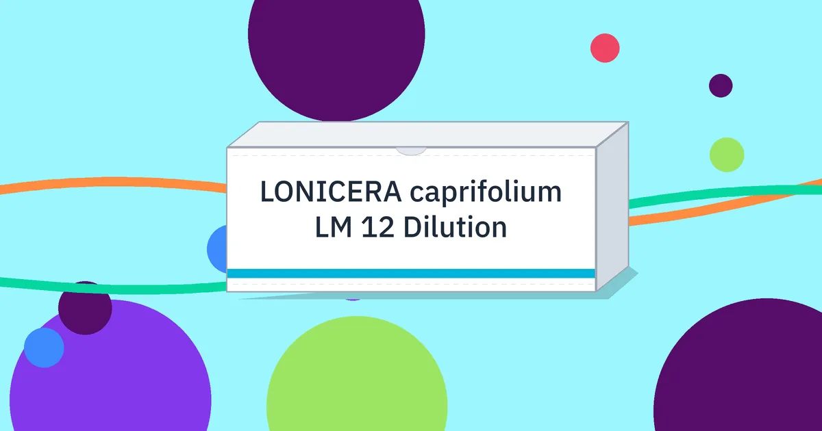 Symbolbild: Packung mit der Aufschrift LONICERA caprifolium LM 12 Dilution (PZN 13535702) – Verfügbarkeit und Bezug in Apotheken in Frankfurt am Main