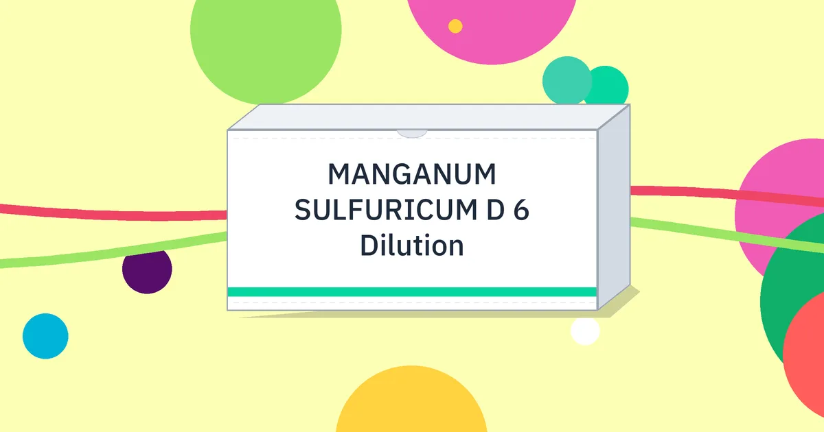 Symbolbild: Packung mit der Aufschrift MANGANUM SULFURICUM D 6 Dilution (PZN 07173643) – Verfügbarkeit und Bezug in Apotheken in Frankfurt am Main