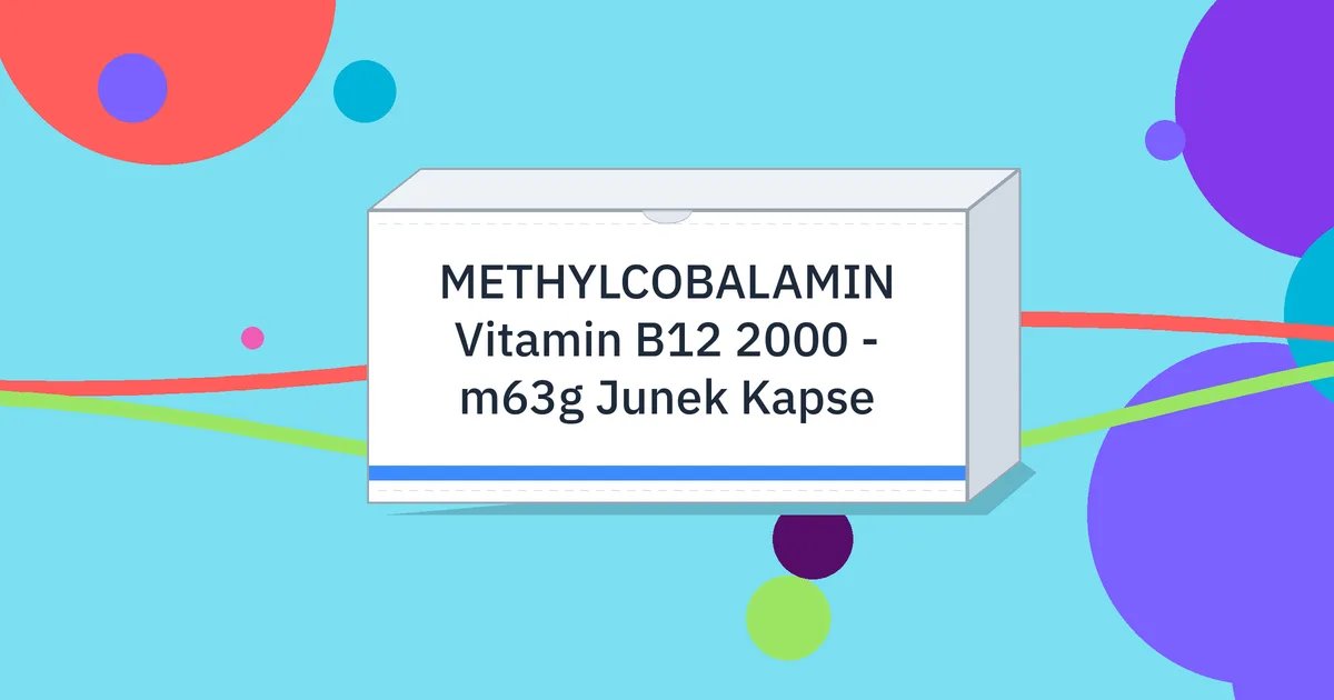 Symbolbild: Packung mit der Aufschrift METHYLCOBALAMIN Vitamin B12 2000 -m63g Junek Kapse (PZN 19766012) – Verfügbarkeit und Bezug in Apotheken in Frankfurt am Main