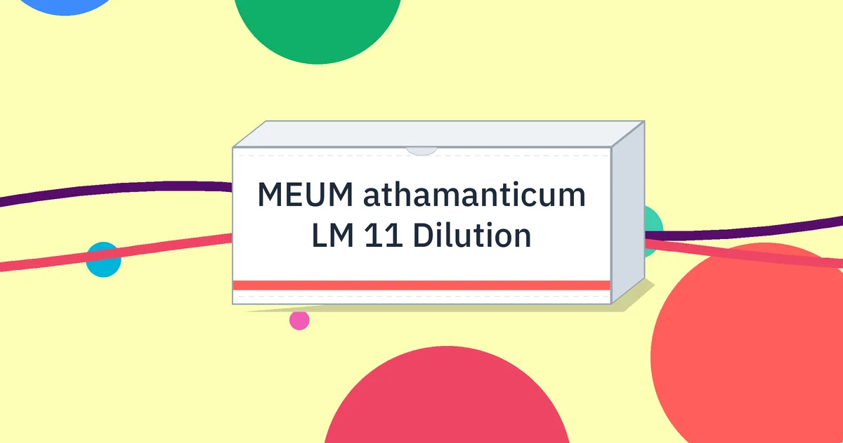 Symbolbild: Packung mit der Aufschrift MEUM athamanticum LM 11 Dilution (PZN 13607465) – Verfügbarkeit und Bezug in Apotheken in Frankfurt am Main