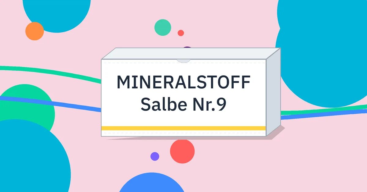 Symbolbild: Packung mit der Aufschrift MINERALSTOFF Salbe Nr.9 (PZN 02734404) – Verfügbarkeit und Bezug in Apotheken in Frankfurt am Main