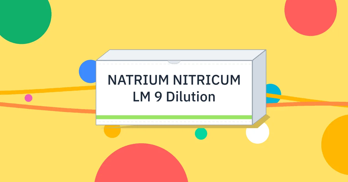Symbolbild: Packung mit der Aufschrift NATRIUM NITRICUM LM 9 Dilution (PZN 12965607) – Verfügbarkeit und Bezug in Apotheken in Frankfurt am Main