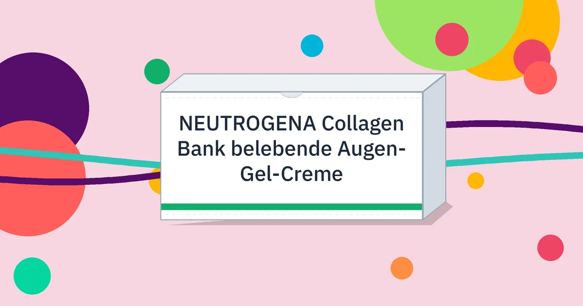 Symbolbild: Packung mit der Aufschrift NEUTROGENA Collagen Bank belebende Augen-Gel-Creme (PZN 19924971) – Verfügbarkeit und Bezug in Apotheken in Frankfurt am Main