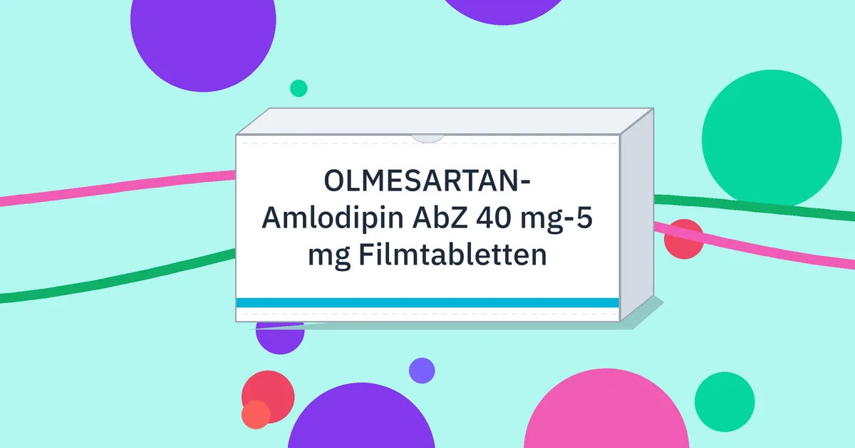 Symbolbild: Packung mit der Aufschrift OLMESARTAN-Amlodipin AbZ 40 mg-5 mg Filmtabletten (PZN 14189076) – Verfügbarkeit und Bezug in Apotheken in Frankfurt am Main