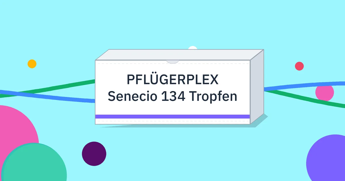 Symbolbild: Packung mit der Aufschrift PFLÜGERPLEX Senecio 134 Tropfen (PZN 03065336) – Verfügbarkeit und Bezug in Apotheken in Frankfurt am Main