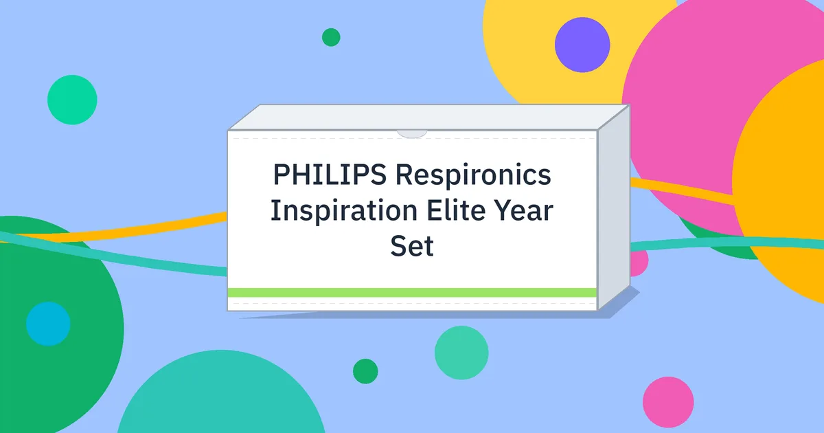 Symbolbild: Packung mit der Aufschrift PHILIPS Respironics Inspiration Elite Year Set (PZN 01289669) – Verfügbarkeit und Bezug in Apotheken in Frankfurt am Main