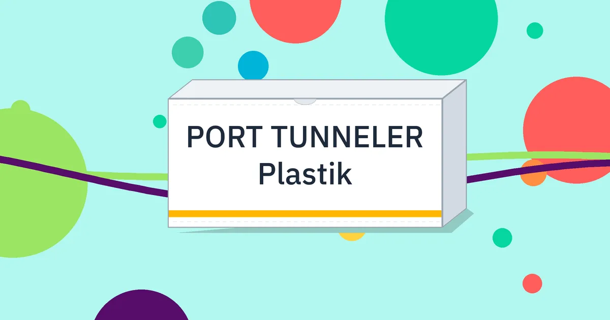 Symbolbild: Packung mit der Aufschrift PORT TUNNELER Plastik (PZN 02757150) – Verfügbarkeit und Bezug in Apotheken in Frankfurt am Main