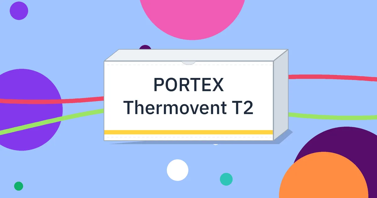 Symbolbild: Packung mit der Aufschrift PORTEX Thermovent T2 (PZN 04986512) – Verfügbarkeit und Bezug in Apotheken in Frankfurt am Main