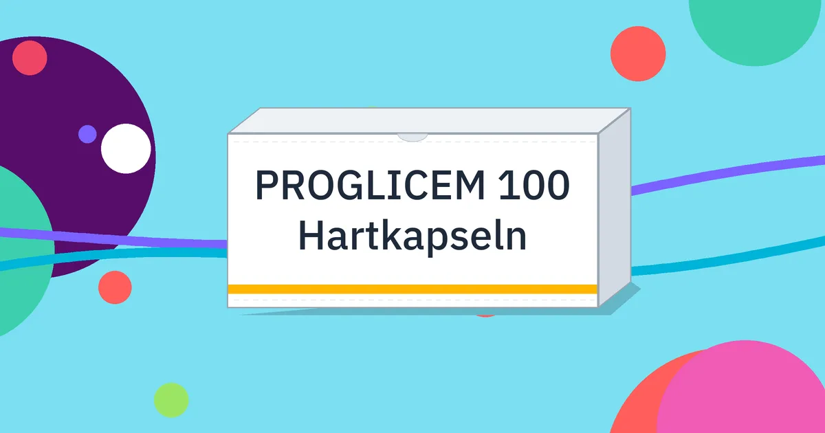 Symbolbild: Packung mit der Aufschrift PROGLICEM 100 Hartkapseln (PZN 01551311) – Verfügbarkeit und Bezug in Apotheken in Frankfurt am Main