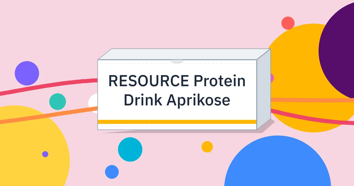 Symbolbild: Packung mit der Aufschrift RESOURCE Protein Drink Aprikose (PZN 11180672) – Verfügbarkeit und Bezug in Apotheken in Frankfurt am Main