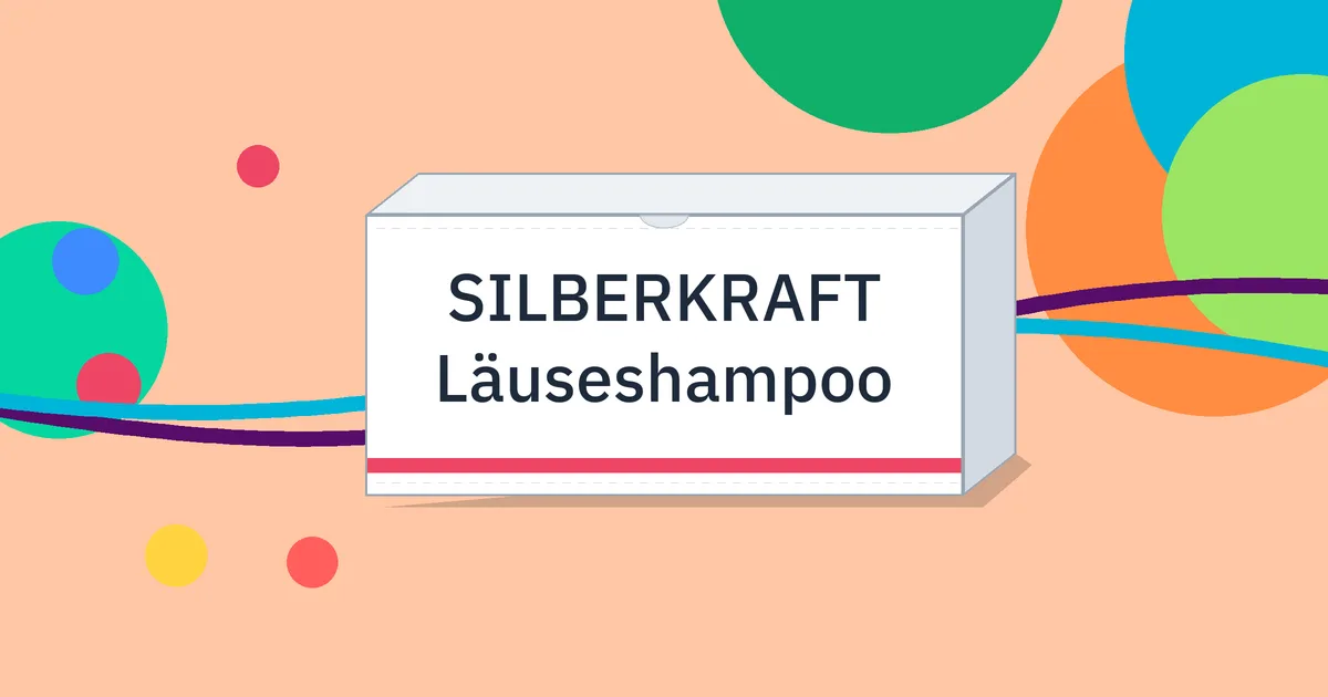 Symbolbild: Packung mit der Aufschrift SILBERKRAFT Läuseshampoo (PZN 16771308) – Verfügbarkeit und Bezug in Apotheken in Frankfurt am Main
