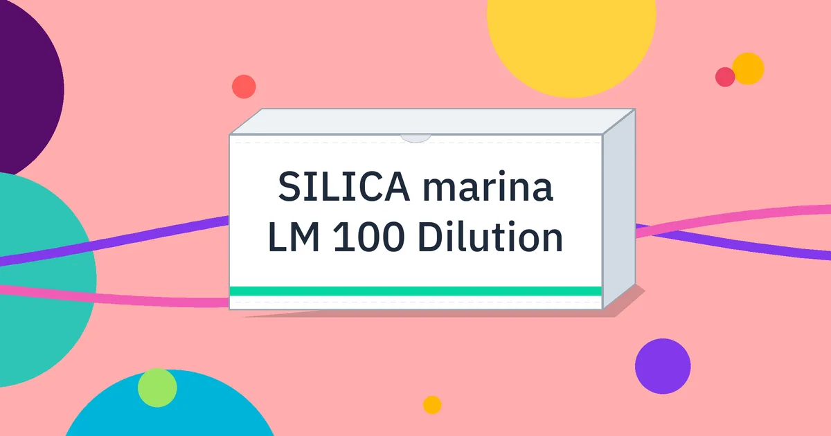 Symbolbild: Packung mit der Aufschrift SILICA marina LM 100 Dilution (PZN 13190054) – Verfügbarkeit und Bezug in Apotheken in Frankfurt am Main