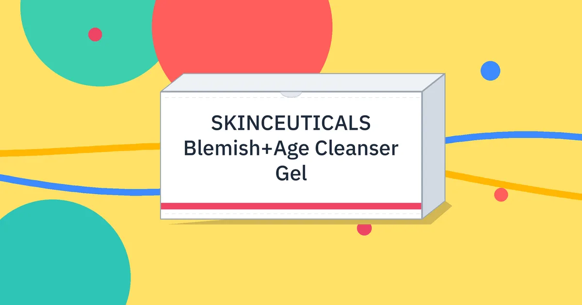 Symbolbild: Packung mit der Aufschrift SKINCEUTICALS Blemish+Age Cleanser Gel (PZN 13421708) – Verfügbarkeit und Bezug in Apotheken in Frankfurt am Main