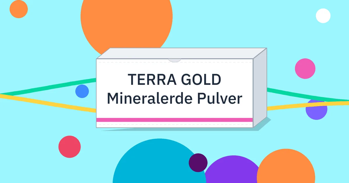Symbolbild: Packung mit der Aufschrift TERRA GOLD Mineralerde Pulver (PZN 15589056) – Verfügbarkeit und Bezug in Apotheken in Frankfurt am Main