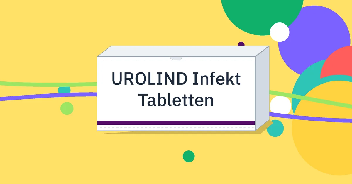 Symbolbild: Packung mit der Aufschrift UROLIND Infekt Tabletten (PZN 20202384) – Verfügbarkeit und Bezug in Apotheken in Frankfurt am Main