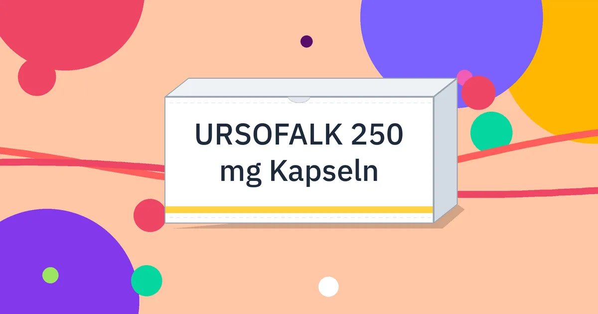 Symbolbild: Packung mit der Aufschrift URSOFALK 250 mg Kapseln (PZN 16502353) – Verfügbarkeit und Bezug in Apotheken in Frankfurt am Main