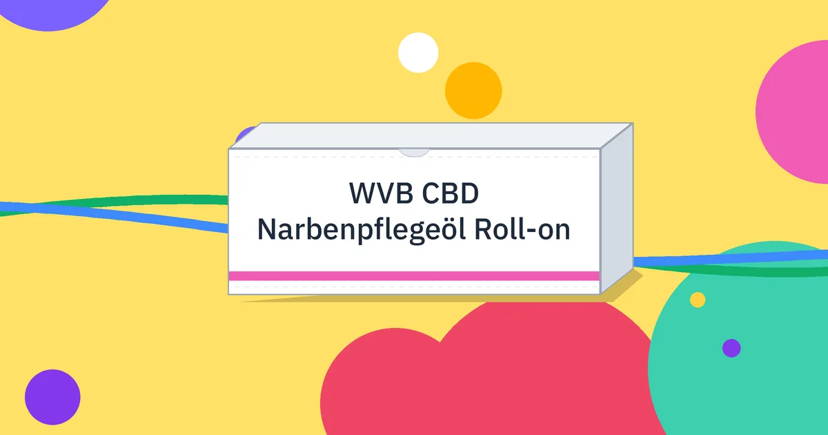 Symbolbild: Packung mit der Aufschrift WVB CBD Narbenpflegeöl Roll-on (PZN 17161836) – Verfügbarkeit und Bezug in Apotheken in Frankfurt am Main