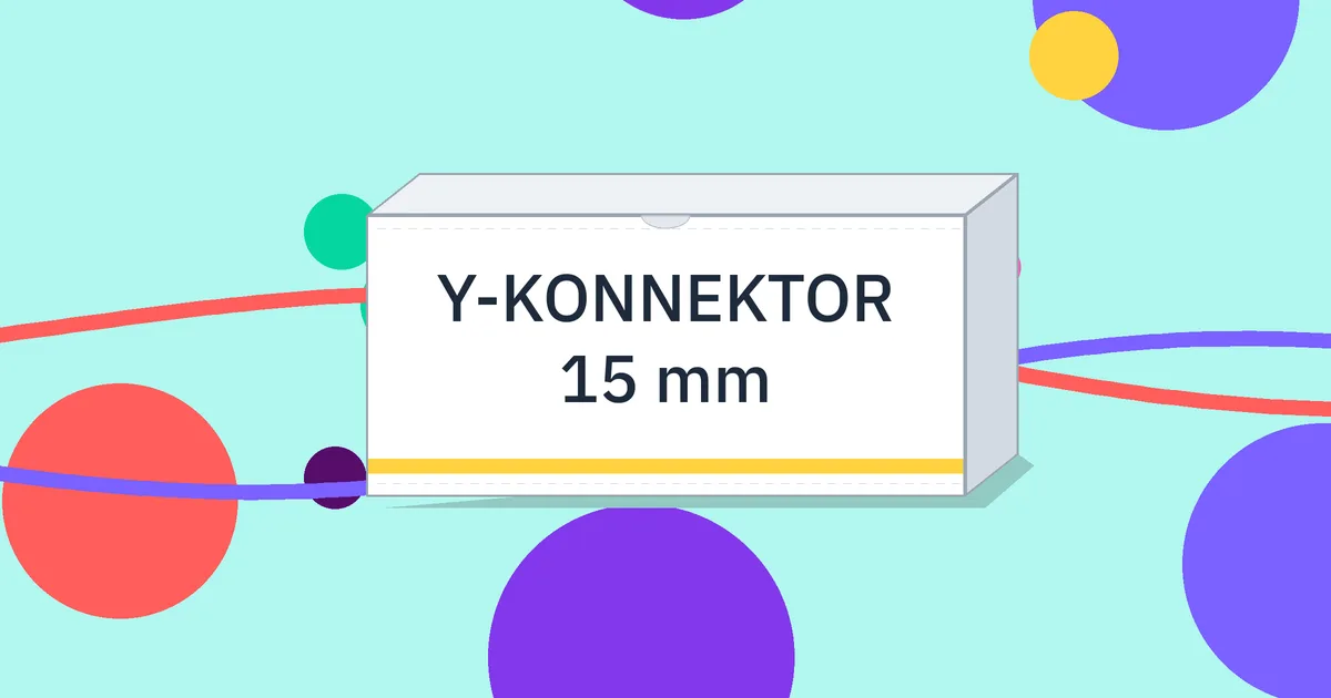 Symbolbild: Packung mit der Aufschrift Y-KONNEKTOR 15 mm (PZN 07589349) – Verfügbarkeit und Bezug in Apotheken in Frankfurt am Main
