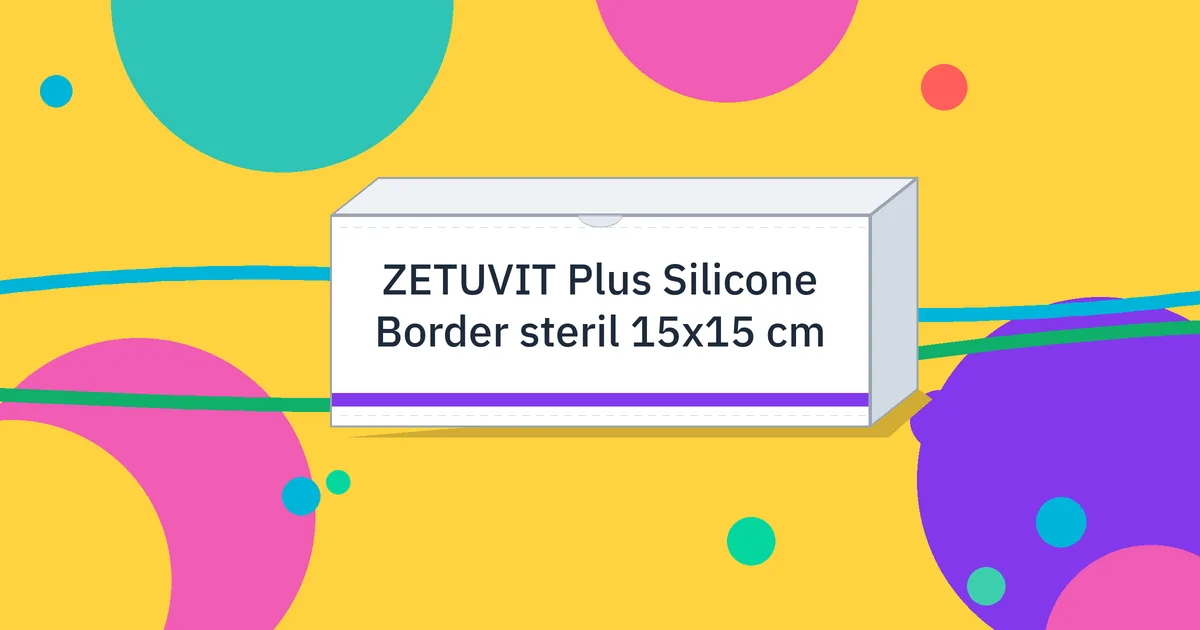 Symbolbild: Packung mit der Aufschrift ZETUVIT Plus Silicone Border steril 15x15 cm (PZN 20340519) – Verfügbarkeit und Bezug in Apotheken in Frankfurt am Main