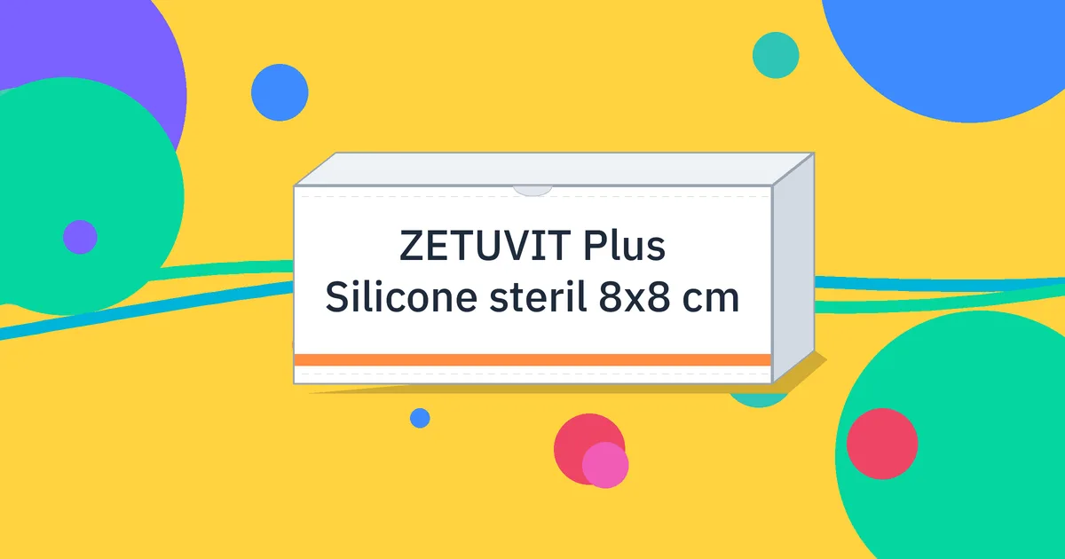 Symbolbild: Packung mit der Aufschrift ZETUVIT Plus Silicone steril 8x8 cm (PZN 18736150) – Verfügbarkeit und Bezug in Apotheken in Frankfurt am Main