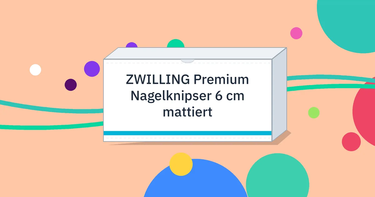 Symbolbild: Packung mit der Aufschrift ZWILLING Premium Nagelknipser 6 cm mattiert (PZN 18746071) – Verfügbarkeit und Bezug in Apotheken in Frankfurt am Main