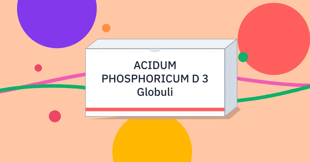Symbolbild: Packung mit der Aufschrift ACIDUM PHOSPHORICUM D 3 Globuli (PZN 02892132) – Verfügbarkeit und Bezug in Apotheken in Frankfurt am Main