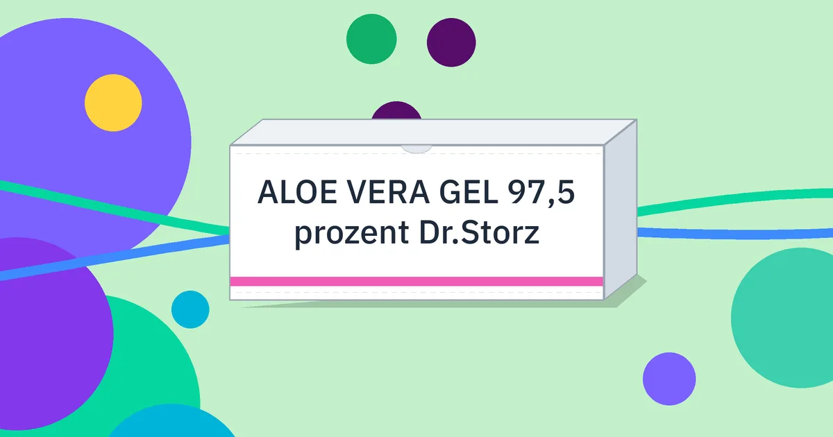 Symbolbild: Packung mit der Aufschrift ALOE VERA GEL 97,5 prozent Dr.Storz (PZN 07331160) – Verfügbarkeit und Bezug in Apotheken in Frankfurt am Main