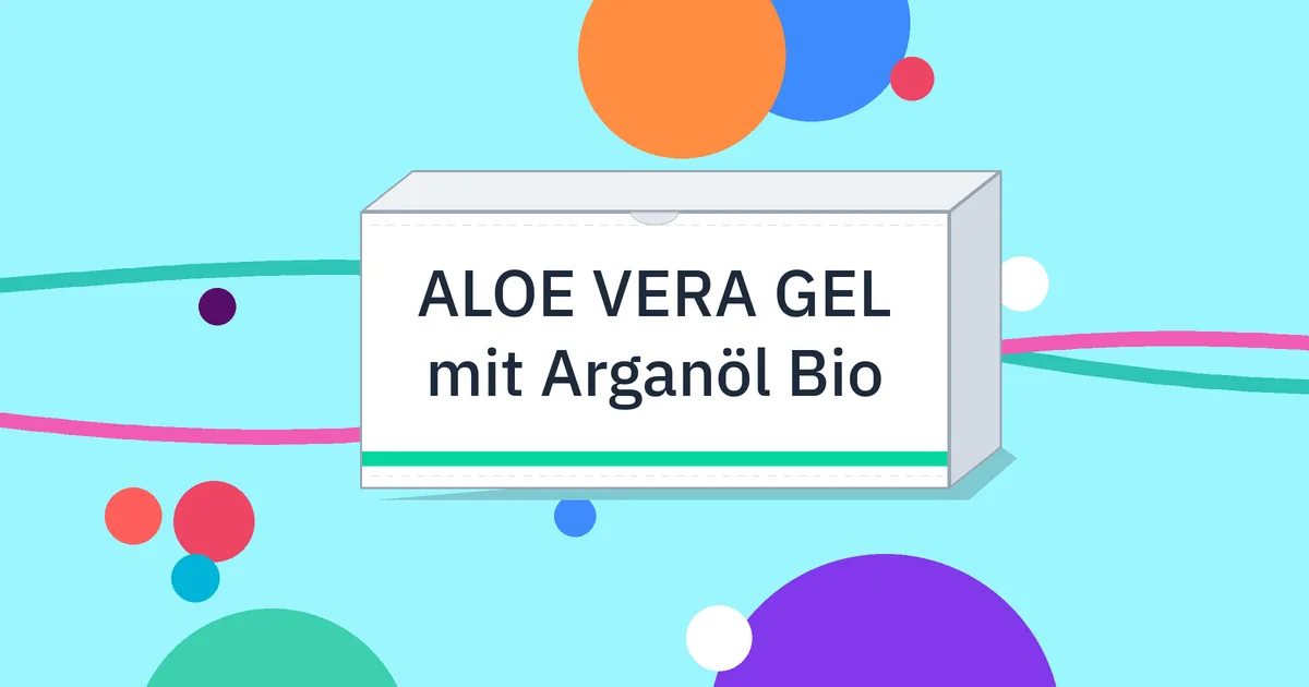 Symbolbild: Packung mit der Aufschrift ALOE VERA GEL mit Arganöl Bio (PZN 16753871) – Verfügbarkeit und Bezug in Apotheken in Frankfurt am Main