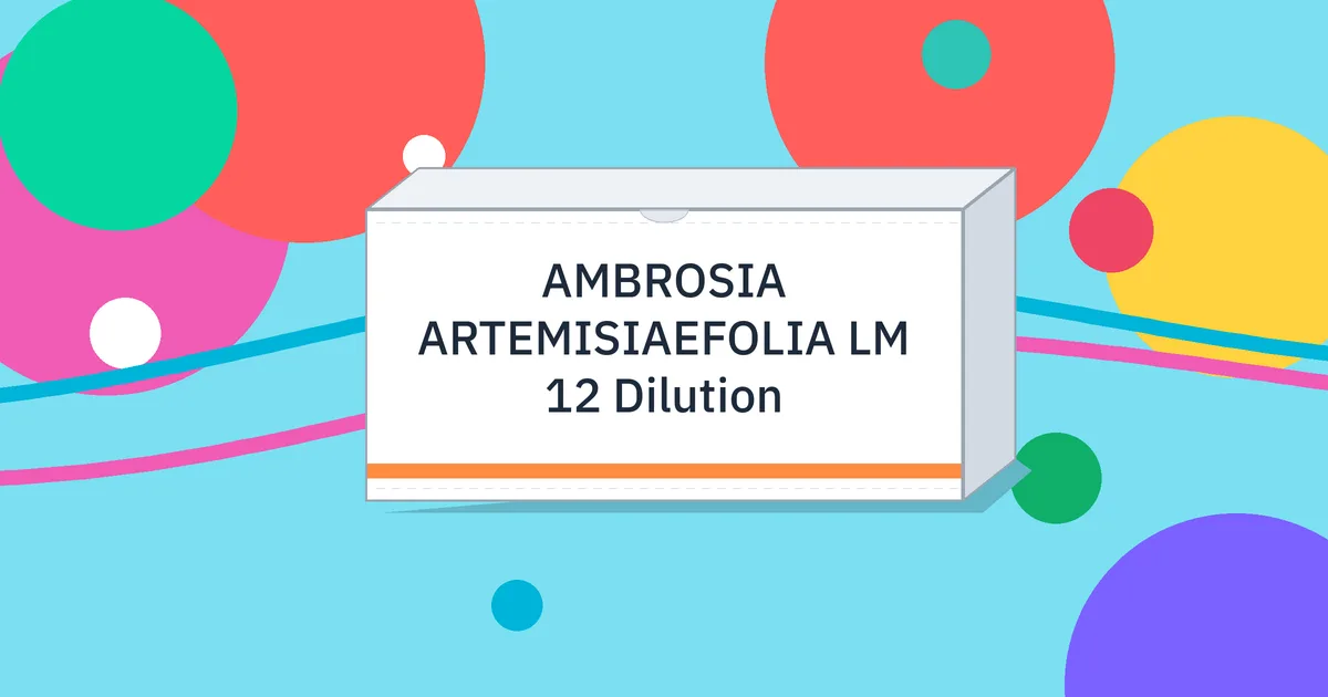 Symbolbild: Packung mit der Aufschrift AMBROSIA ARTEMISIAEFOLIA LM 12 Dilution (PZN 13318092) – Verfügbarkeit und Bezug in Apotheken in Frankfurt am Main