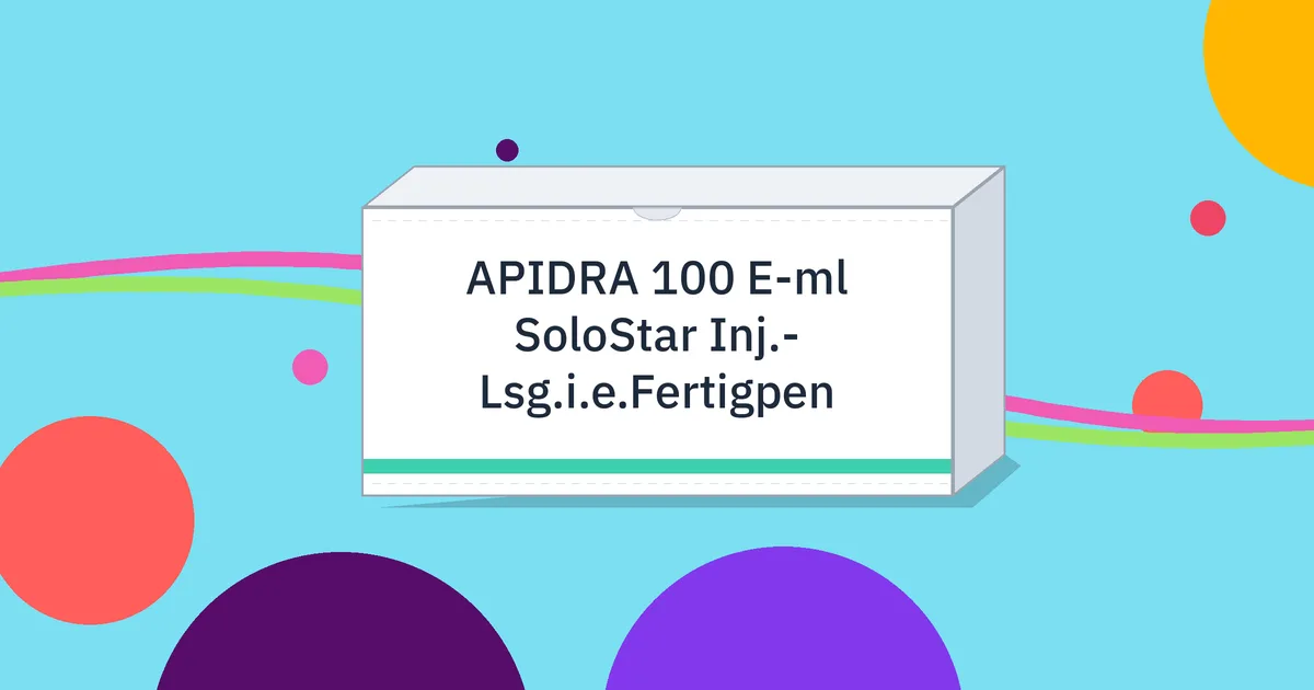 Symbolbild: Packung mit der Aufschrift APIDRA 100 E-ml SoloStar Inj.-Lsg.i.e.Fertigpen (PZN 07584530) – Verfügbarkeit und Bezug in Apotheken in Frankfurt am Main