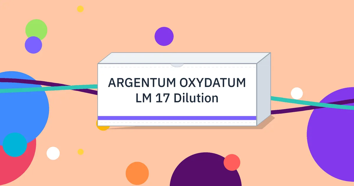 Symbolbild: Packung mit der Aufschrift ARGENTUM OXYDATUM LM 17 Dilution (PZN 12769160) – Verfügbarkeit und Bezug in Apotheken in Frankfurt am Main