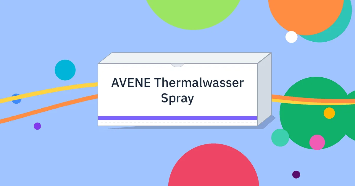 Symbolbild: Packung mit der Aufschrift AVENE Thermalwasser Spray (PZN 04396609) – Verfügbarkeit und Bezug in Apotheken in Frankfurt am Main